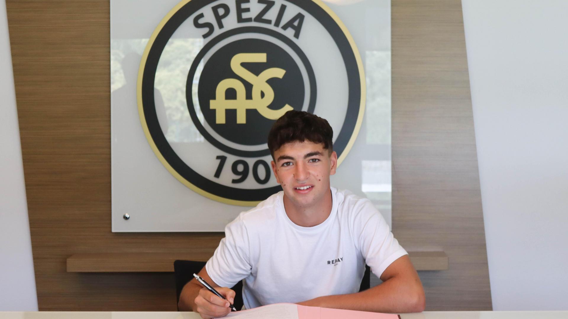 Official | First professional contract for Pietro Candelari | Spezia ...